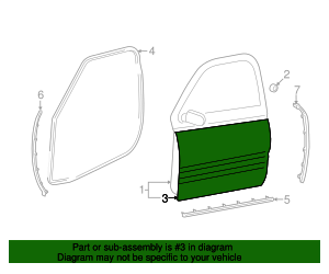 2009-2022 Mopar Door 68224644AB | TascaParts.com