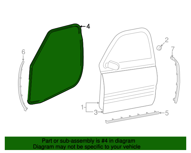 2009-2019 Mopar Surround Weather-Strip 55369285AF | TascaParts.com