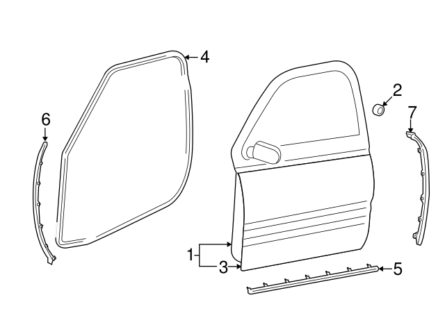2009-2019 Mopar Outer Panel 68224644AB | TascaParts.com