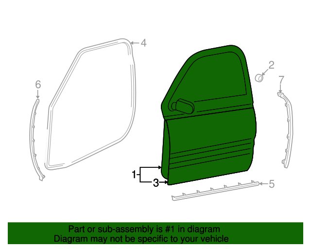 Door 68144728AF | TascaParts.com