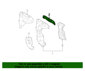 2007-2013 Nissan Gasket 14036-JA00A | OEM Parts Online