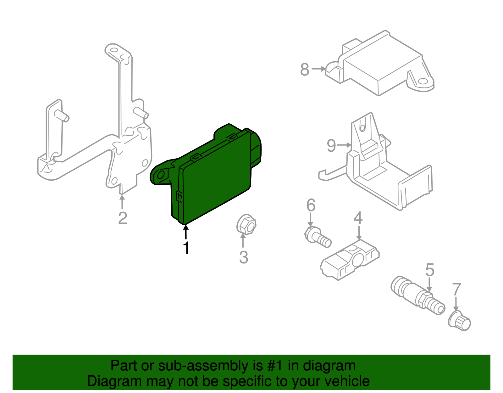 2011-2016 Porsche Cayenne 2011-2016 Porsche Cayenne - Control Module 958-618-105-00 | Porsche ...