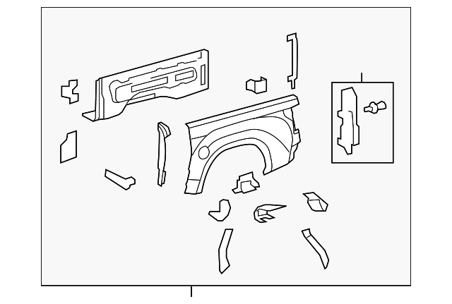 65600-0C161 - Side Panel - 2015-2021 Toyota Tundra | OEMGenuineParts.com