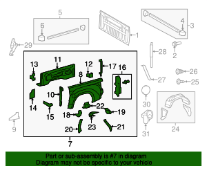 2014-2021 Toyota Tundra Side Panel 65500-0C111 | Sparks Parts