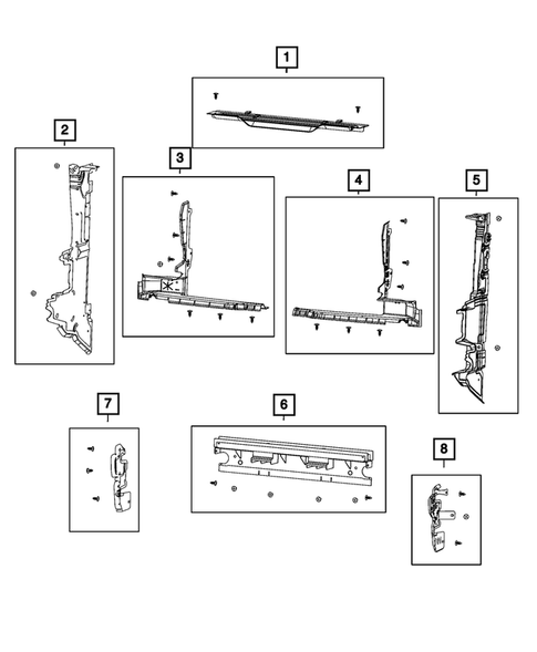 Radiator and Related Parts; Charge Air Cooler for 2021 Jeep Grand ...