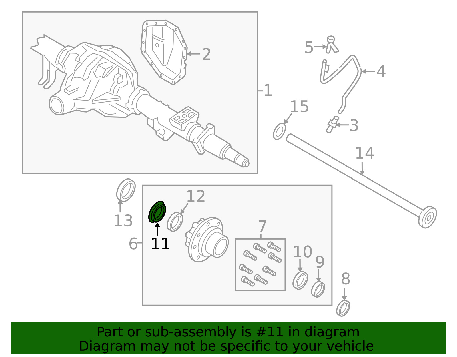 5C3Z-1201-A - Inner Bearing 2005-2024 Ford | Ford Parts Direct