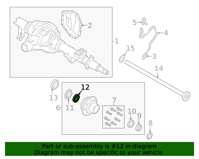 2017-2022 Ford F-350 Super Duty Inner Bearing Cup HC3Z-1243-C | OEM ...