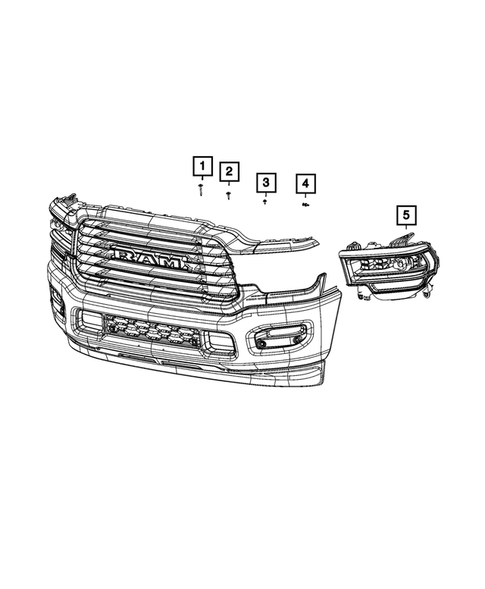 Lamps, Interior and Exterior for 2020 Ram 2500 | Mopar Warehouse Direct