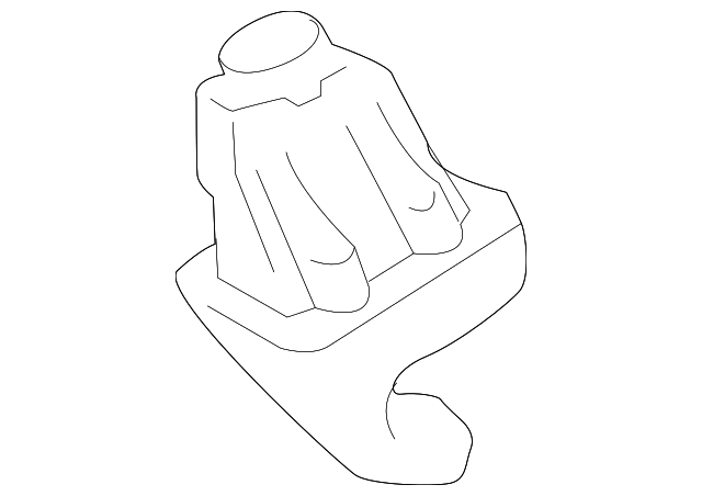 74348-33040-B0 - Sun Visor Holder - 2007-2019 Toyota | Nucar Toyota Parts