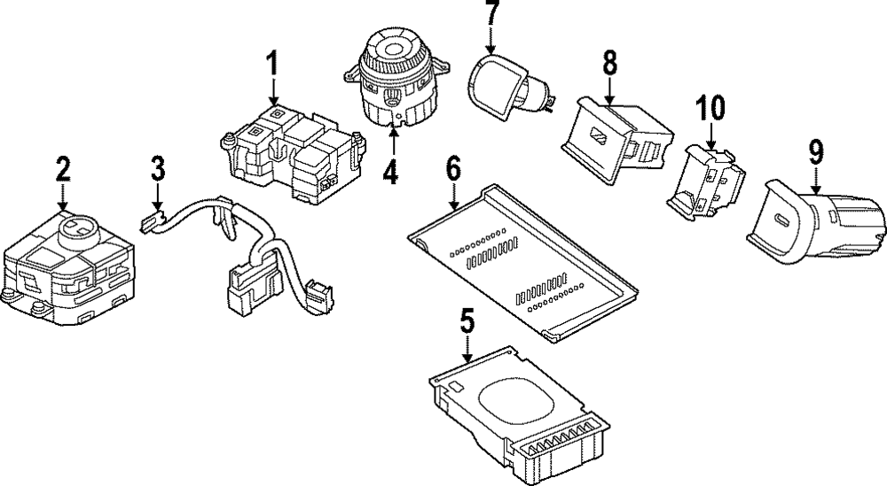 96122-P1100 - USB Port 2023-2025 Kia Sportage | Kia.Parts Store