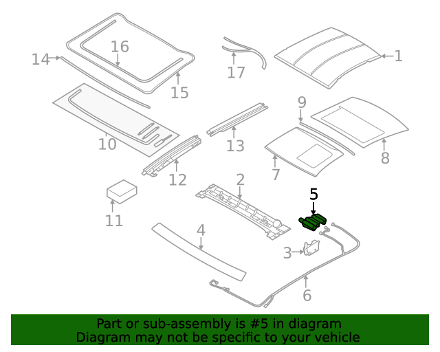 67619880675 - 2020-2024 BMW Sunroof Motor (67-61-9-880-675) | BMW of ...