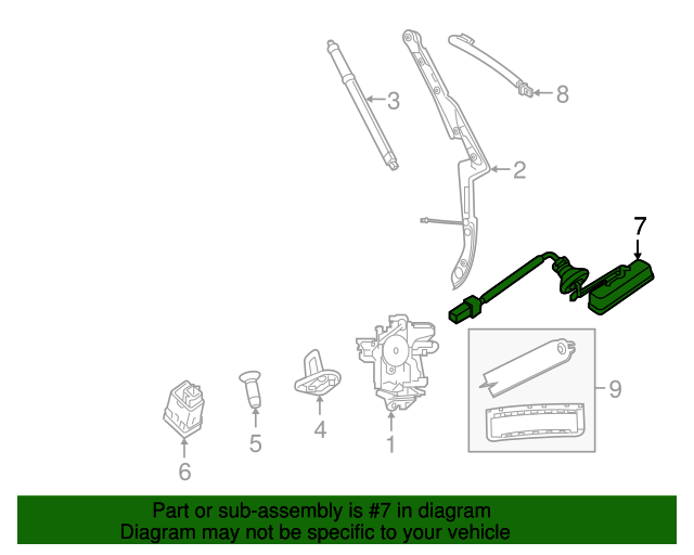 25380-3JA0A - Release Switch 2013-2020 Nissan Pathfinder | Nissan Parts ...