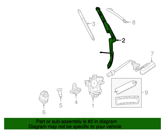 2013-2020 Nissan Pathfinder Object Sensor 90569-9PJ0A | Nissan Parts Plus