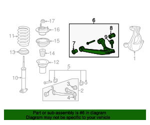 25997510 - Front Passenger Side Lower Control Arm 2007-2014 GM ...