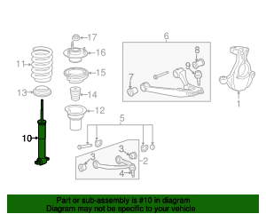 Buy Genuine GM Auto Parts - Absorber (Part # 19420491) | GM Parts Store