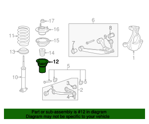 2007-2014 GM OEM NEW 2007-14 GM Cadillac Chevrolet GMC Front Spring ...