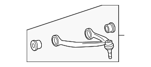 2007-2018 GM Front Passenger Side Upper Control Arm 25812726 ...