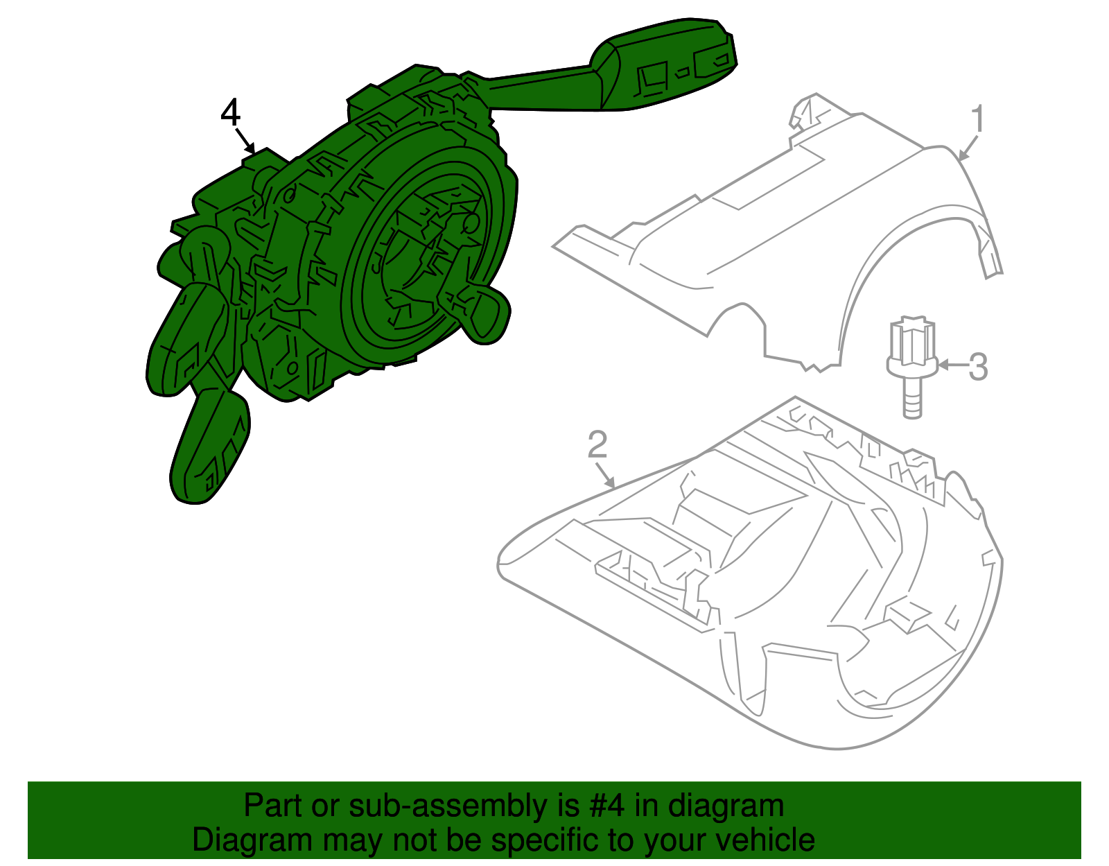61319169071 - 2006-2013 BMW Multi-Function Switch (61-31-9-169-071 ...