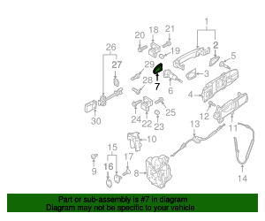 2010-2019 Volkswagen Lock Cylinder Cap 1K8-837-879-GRU | OEM Parts Online