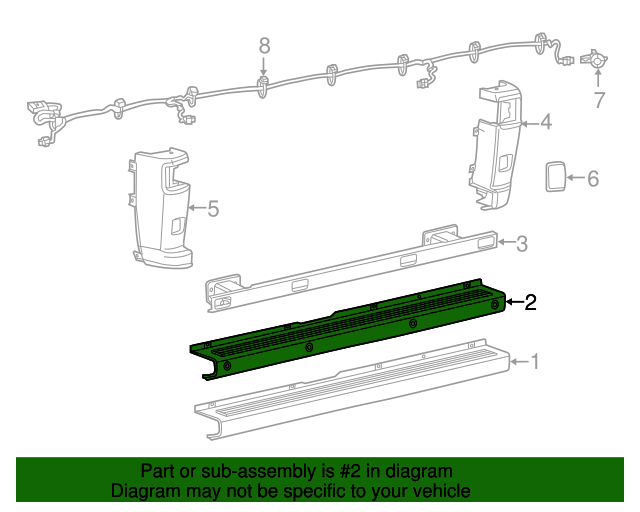 1ZT92JXWAA - Front Bumper Fascia Left - 2019-2021 Mopar | Mopar Parts ...