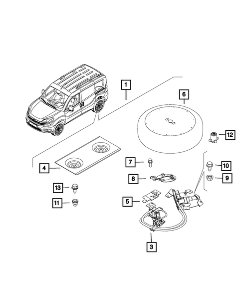 Wheel Spare for 2021 Ram ProMaster City | Mopar eStore