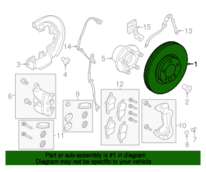 2016-2019 Land Rover Rotor LR083647 | OEM Parts Online