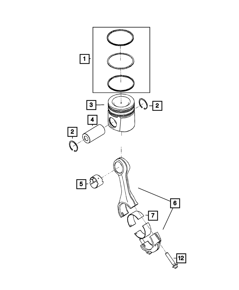 68447759aa - High-Quality Engine Piston for 2019-2024 Ram | AutoNation ...