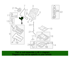 24820-3C100 - Tensioner Arm 2006-2014 Kia | Kia.Parts Store