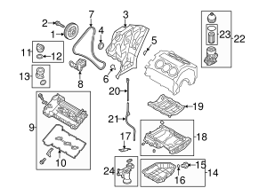 22453-3C710 - Valve Cover Gasket 2009-2014 Kia | Kia.Parts Store