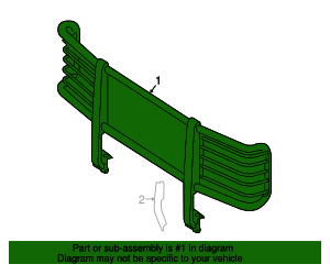 463-880-06-26-64 - Brush Guard 2013-2018 Mercedes-Benz | Mercedes-Benz ...