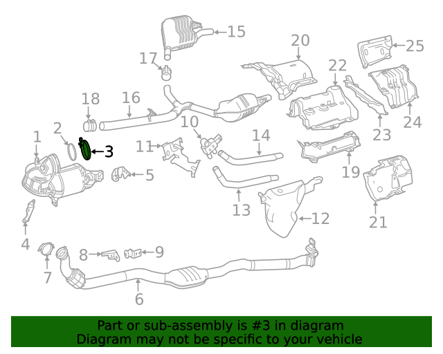 2019-2023 Mercedes-Benz Catalytic Converter Clamp 000-995-50-33 ...