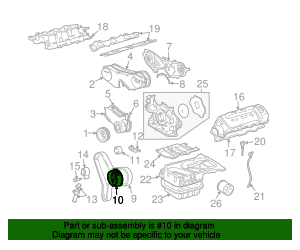 1994-2010 Toyota Camshaft Gear 13523-20020 | Toyota Parts