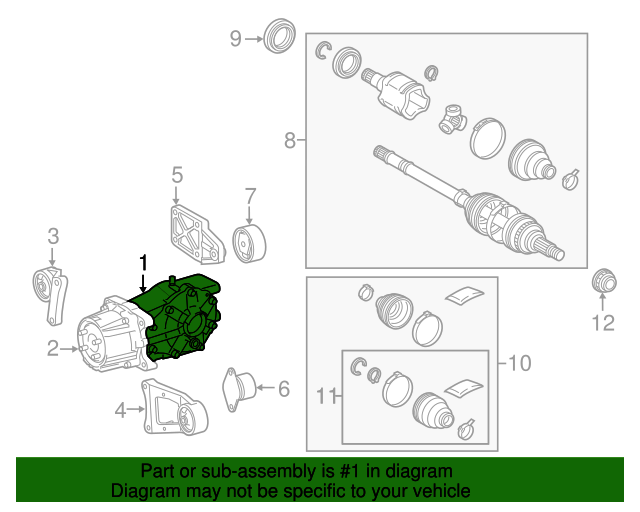 2015-2021 Lexus Differential Carrier 41110-42060 | OEM Parts Online