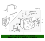 2020-2023 GM Door Trim Panel Retainer 11603262 | Auto Parts Express