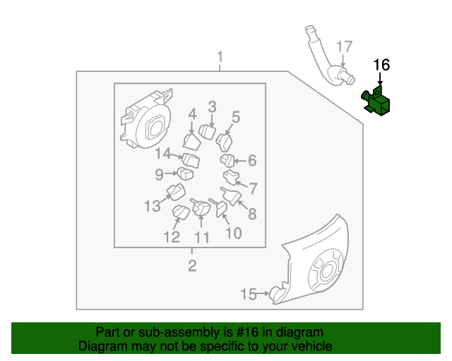 27720-1KA0A - In-Car Sensor 2009-2017 Nissan | Nissan Parts ...