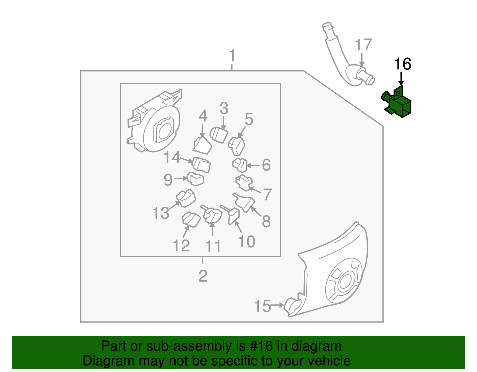 27720-1KA0A - In-Car Sensor - 2009-2017 Nissan | Nissan OEM Parts Direct