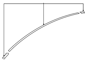 2020-2025 Subaru Legacy Roof Molding 91046AN01A | Subaru Parts Plus