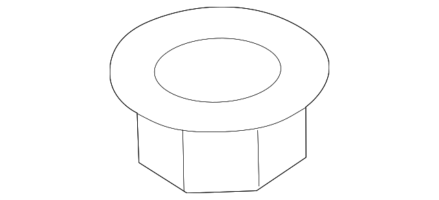 2020-2022 GM Rear Spring Unit Bolt Nut 11546370 | GMPartsDirect.com