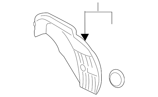 86822-1R200 - Wheelhouse Liner - 2012-2017 Hyundai Accent | World OEM ...