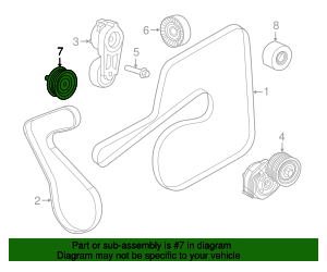 2008-2024 Mopar Pulley 04627851AA | Mopar Parts Canada