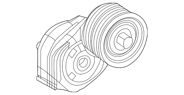 2015-2024 Mopar Accessory Drive Belt Tensioner Assembly 53011558AA ...