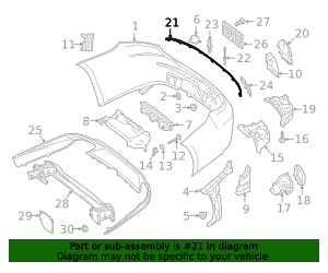 238-885-67-00 - Lower Molding 2018-2023 Mercedes-Benz | Mercedes-Benz ...