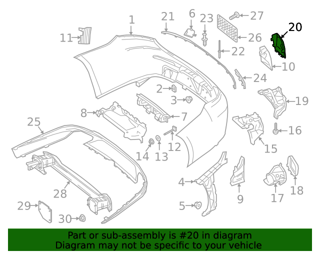 238-885-19-00-9999 - Trim Cover 2018-2023 Mercedes-Benz | Mercedes-Benz ...