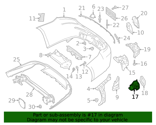 205-490-11-27 - Trim Bezel 2015-2023 Mercedes-Benz | Mercedes-Benz USA ...