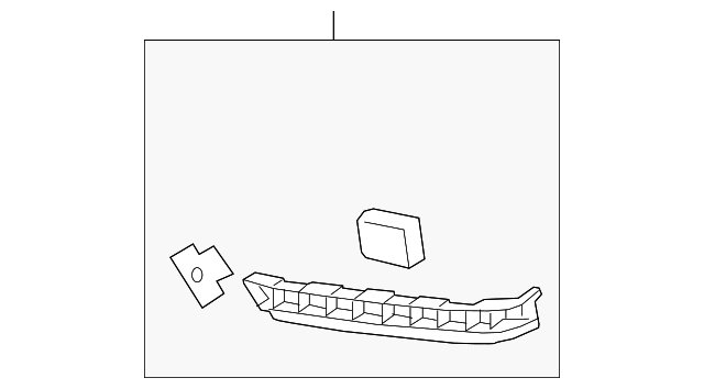 2010-2016 Cadillac SRX Passenger Side Rear Bumper Fascia Side Bracket ...