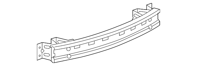 2010-2016 Cadillac SRX Rear Bumper Impact Bar 15925979 GM ...