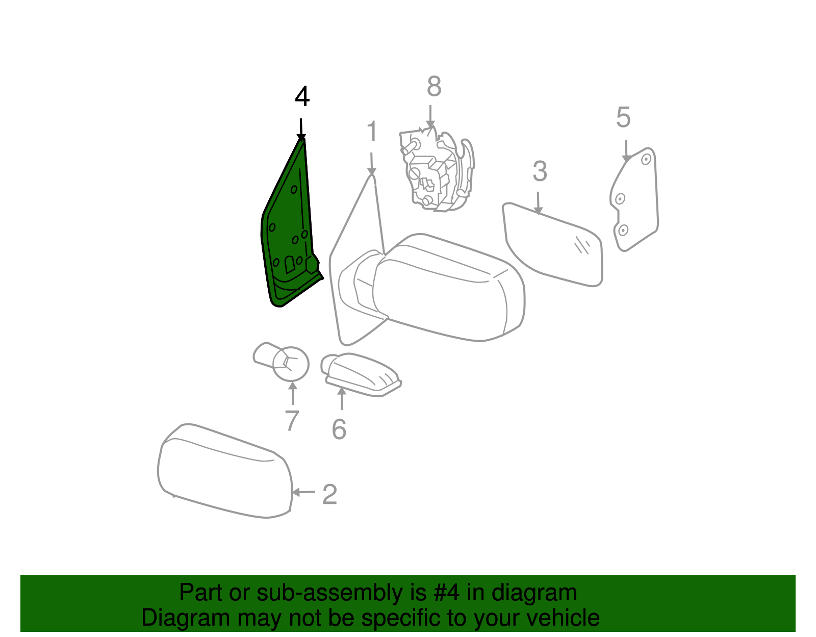 2004-2015 Nissan Corner Cover 80293-7S000 | Bill Kay Nissan Parts