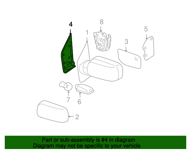 2004-2015 Nissan Corner Cover 80293-7S000 | OEM Parts Online