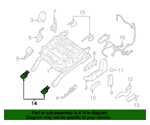 2013-2019 Nissan Pathfinder Track Cover 87555-3JA0A | TascaParts.com