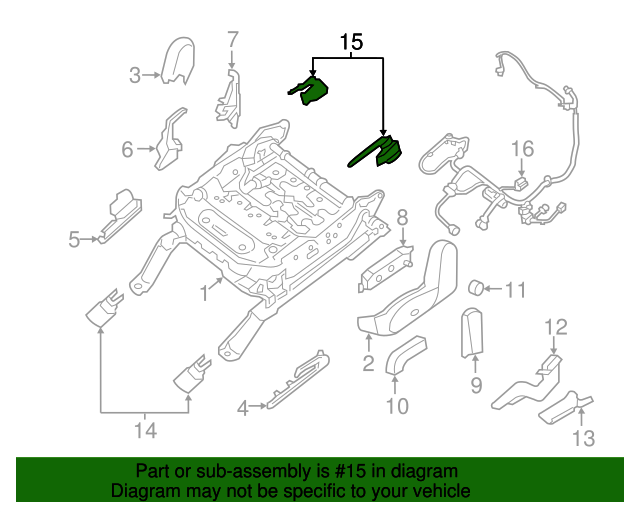 2013-2019 Nissan Pathfinder Track Cover 87508-3JA0A | TascaParts.com